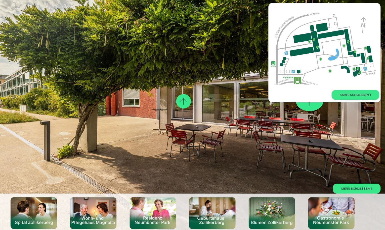 Unsere Gesundheitswelt Zollikerberg virtuell erleben